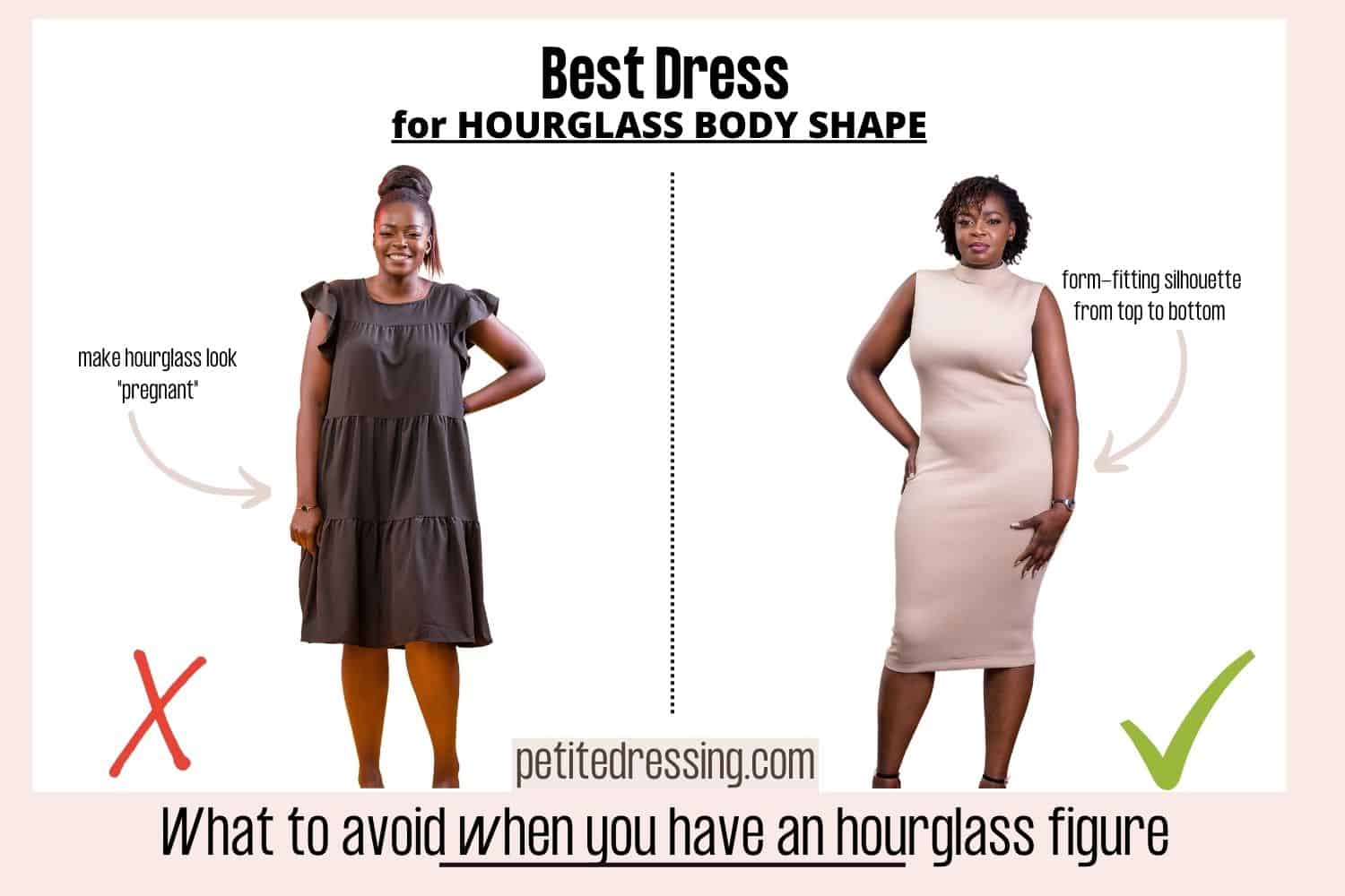 BEST DRESSES FOR HOURGLASS BODY SHAPE What To Avoid 