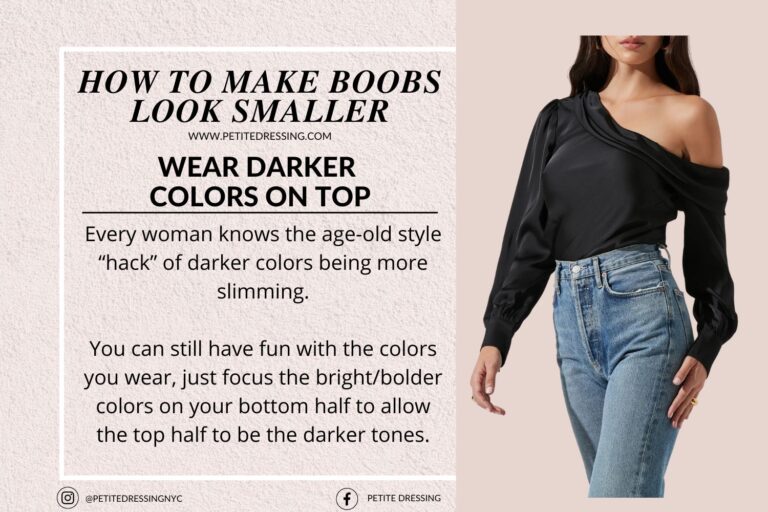 How to Make Boobs Look Smaller: 12 Must Know Tips