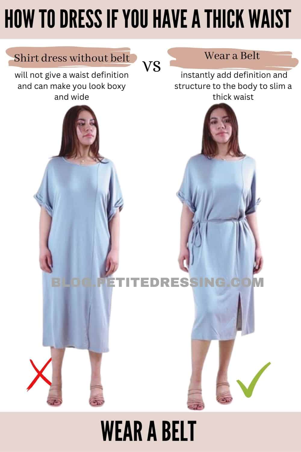 How to Dress if You Have a Thick Waist (The Complete Guide)