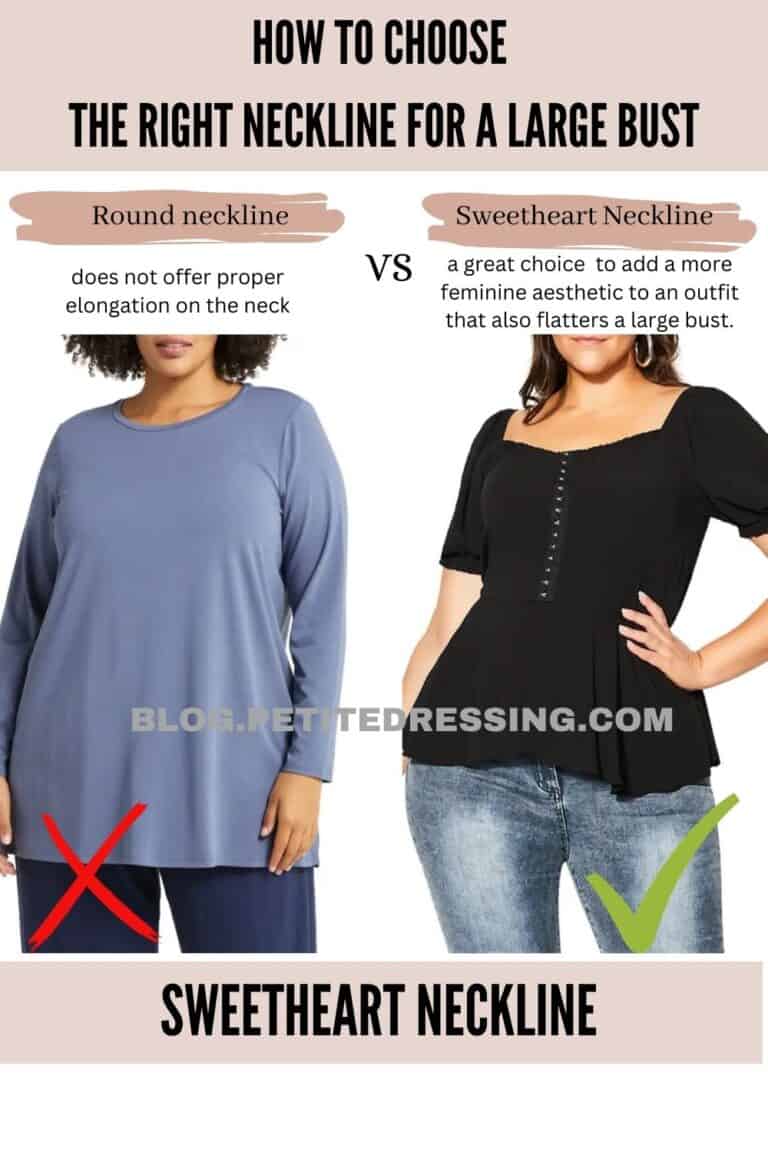 7 Best Necklines if you have a Large Bust