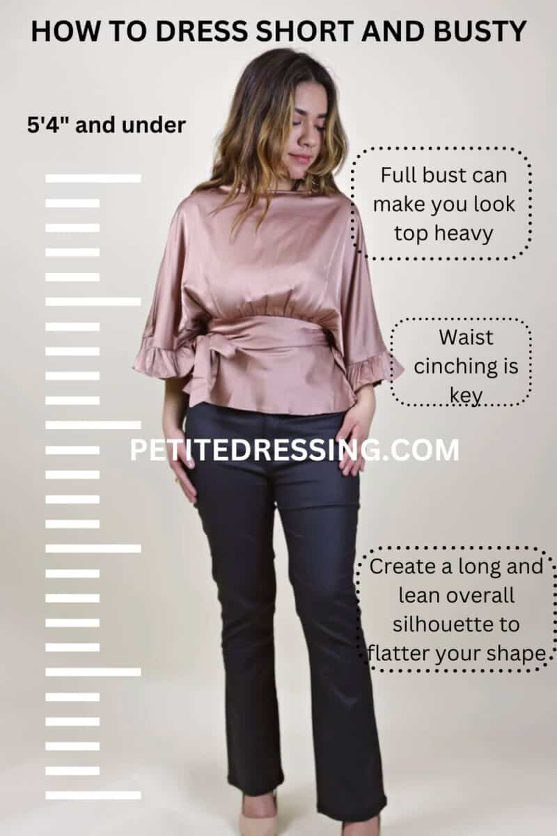 I'm 5'2", here's the 19 Best Ways to Dress if you are Petite with Large ...