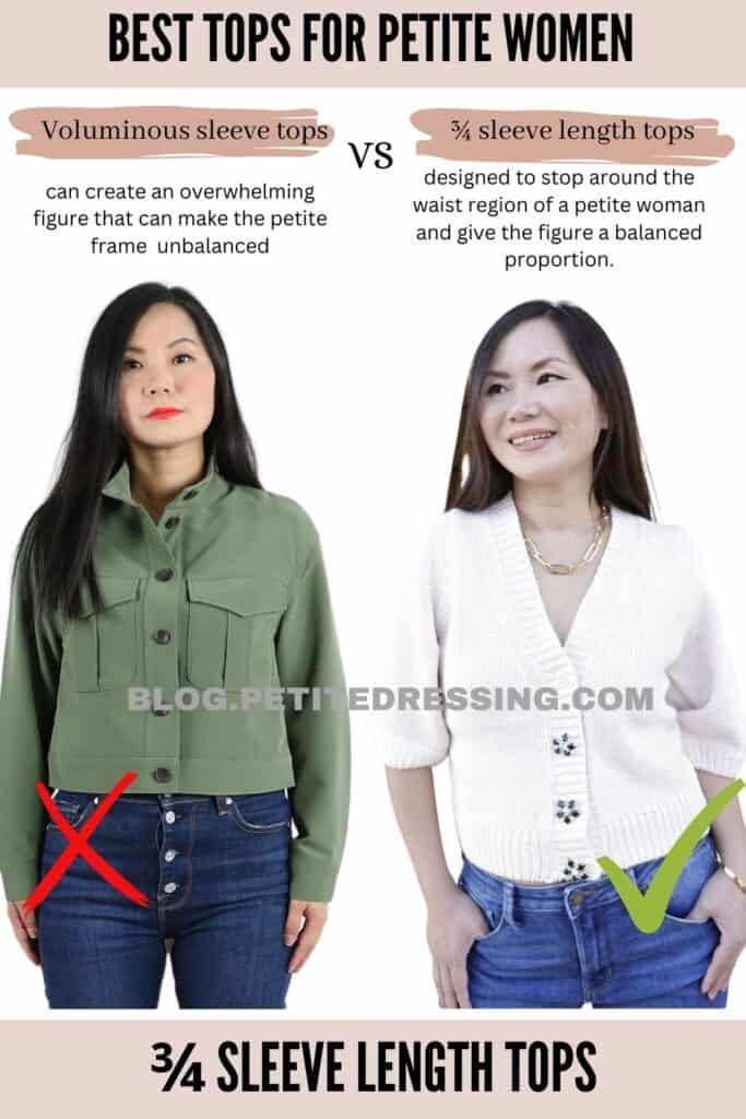 I'm 5'2", here's the 10 types of best tops for petite women