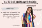 How to choose tops if you have a big bust
