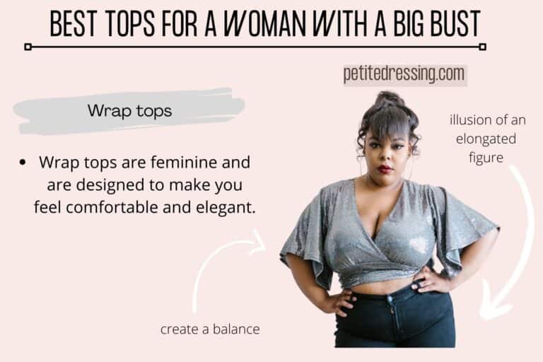 How to choose tops if you have a big bust