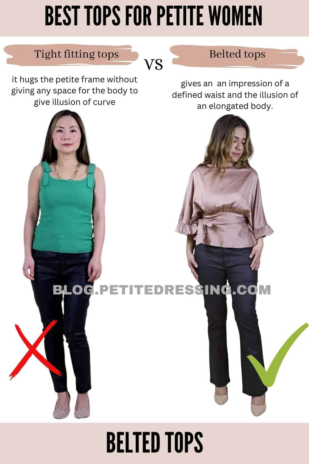 I'm 5'2", here's the 10 types of best tops for petite women