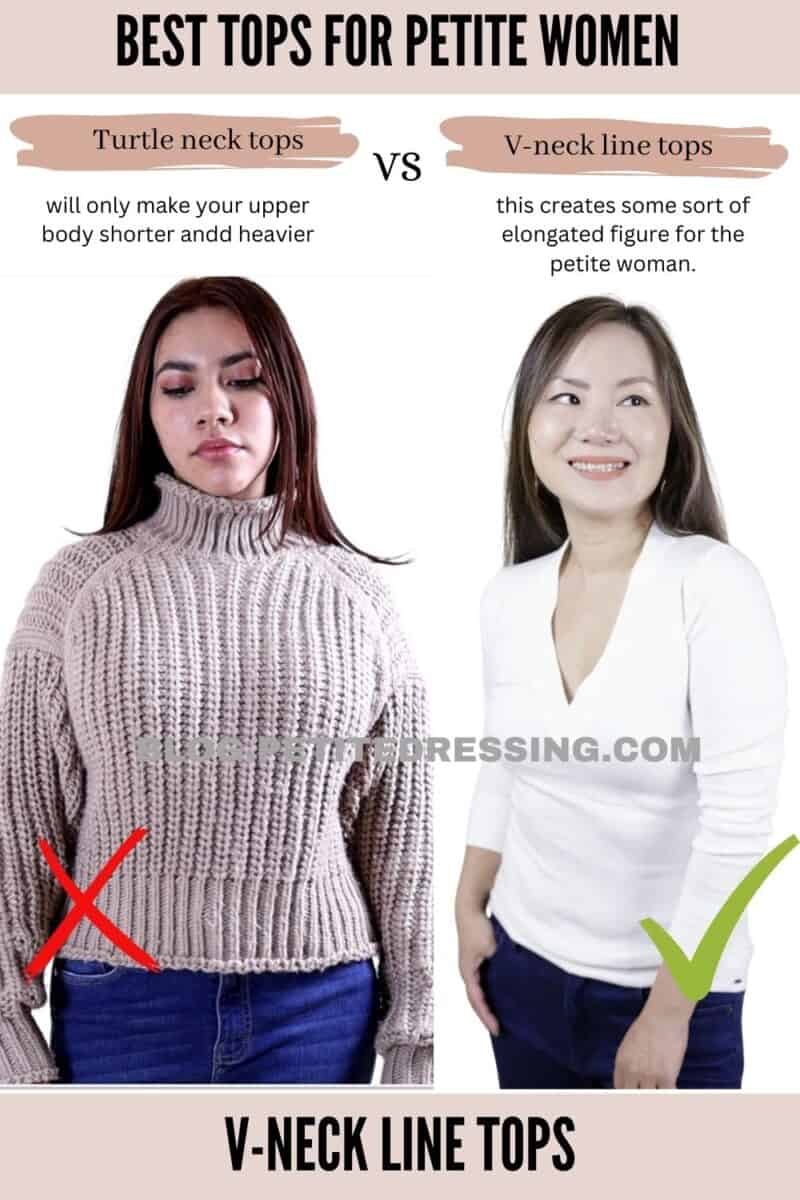 I'm 5'2", here's the 10 types of best tops for petite women