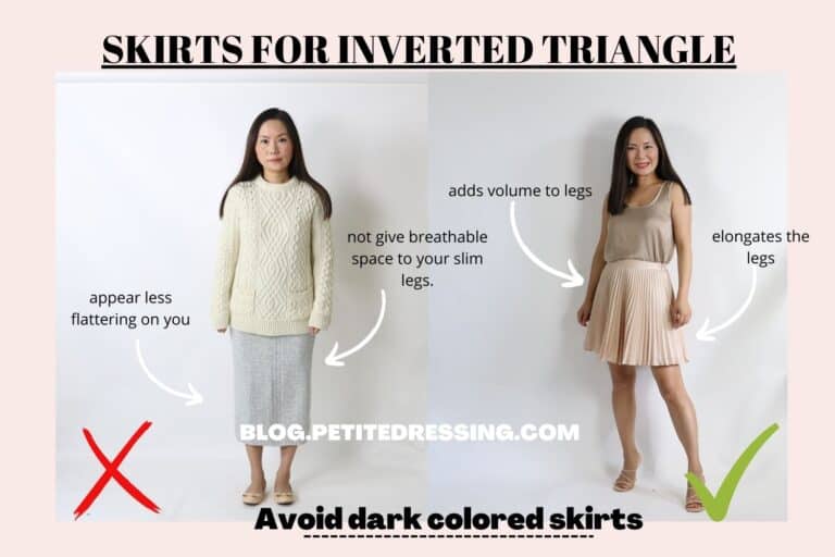 The Complete Skirt Guide for Inverted Triangle Shape