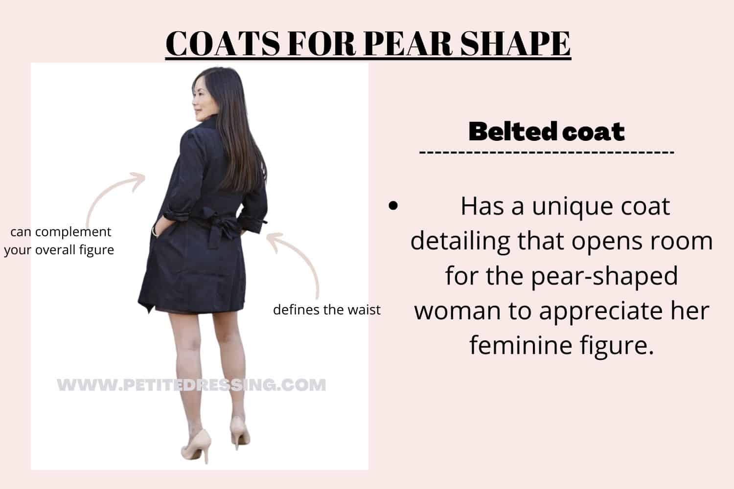 The Coat for Women with Pear Body Shape