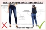 The Complete Jeans Guide for Inverted Triangle Body Shape