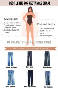 The Complete Jeans Guide for the Rectangle Body Type