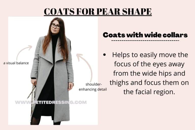 The Coat for Women with Pear Body Shape - Petite Dressing