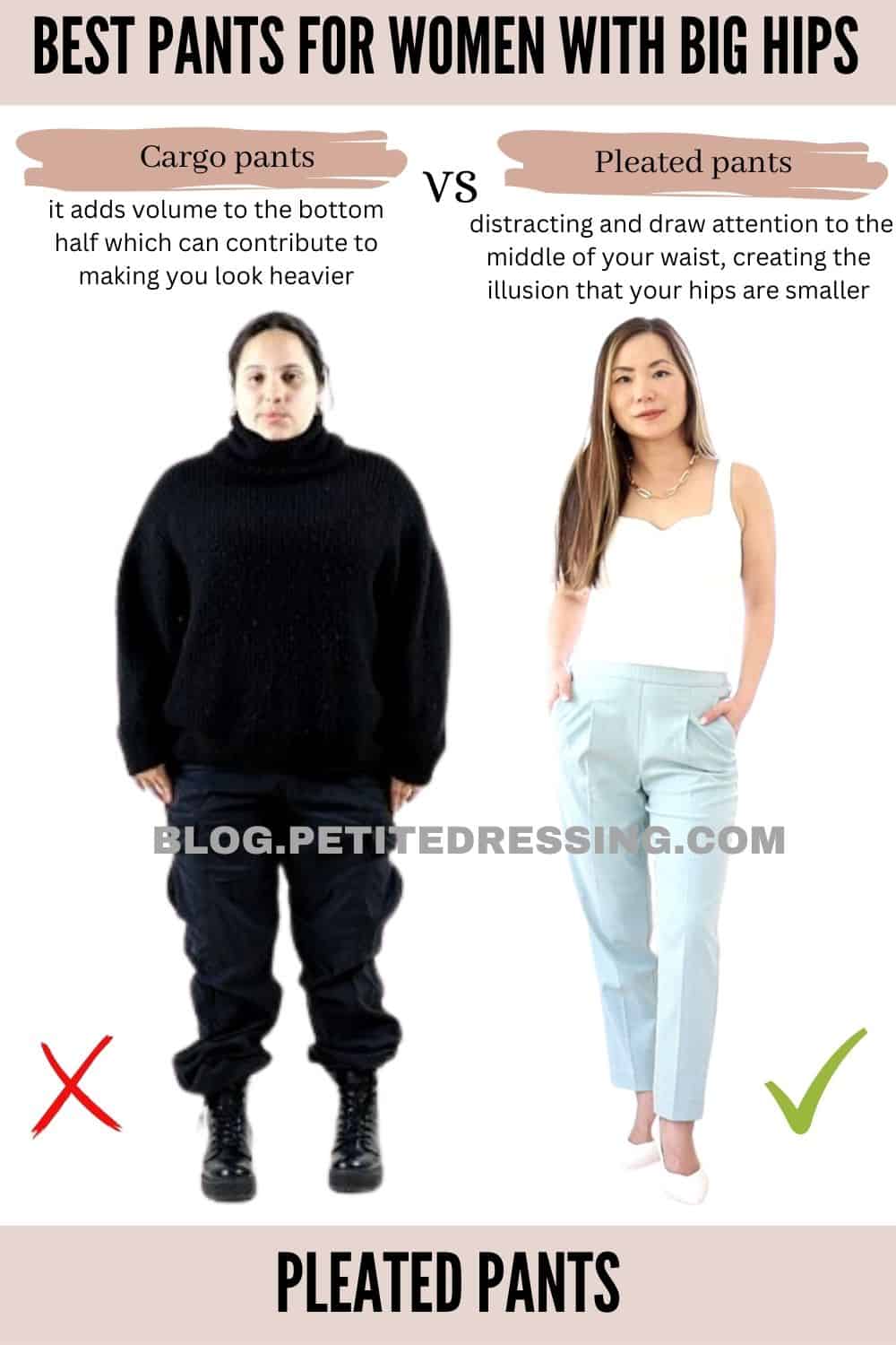 The Complete Pants Guide for Women With Big Hips