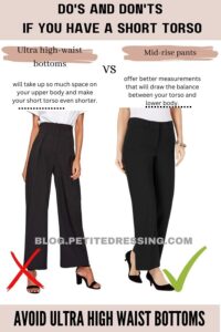 What to Avoid if you have Short Torso