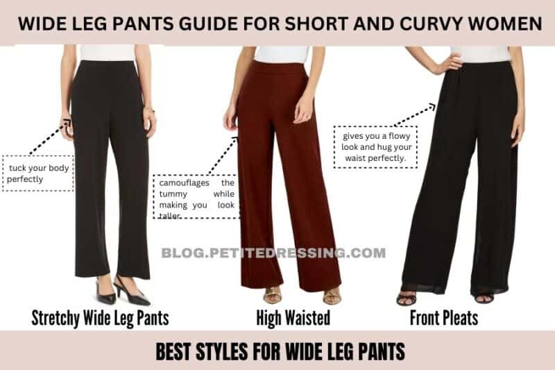 The Wide Leg Pants Guide for Short and Curvy Women