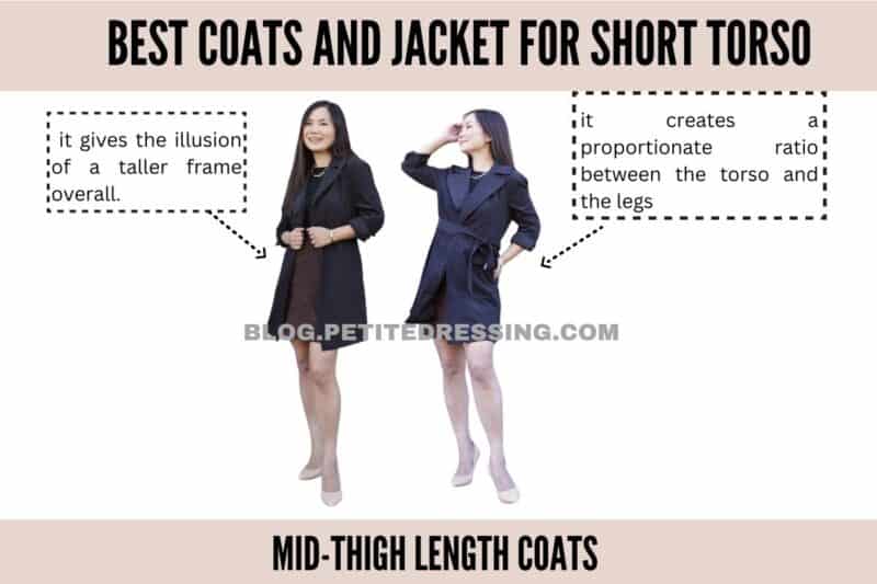 Coats and Jackets Guide for Women with a Short Torso