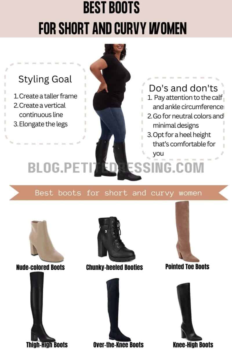 Boots Style Guide for Short and Curvy Women