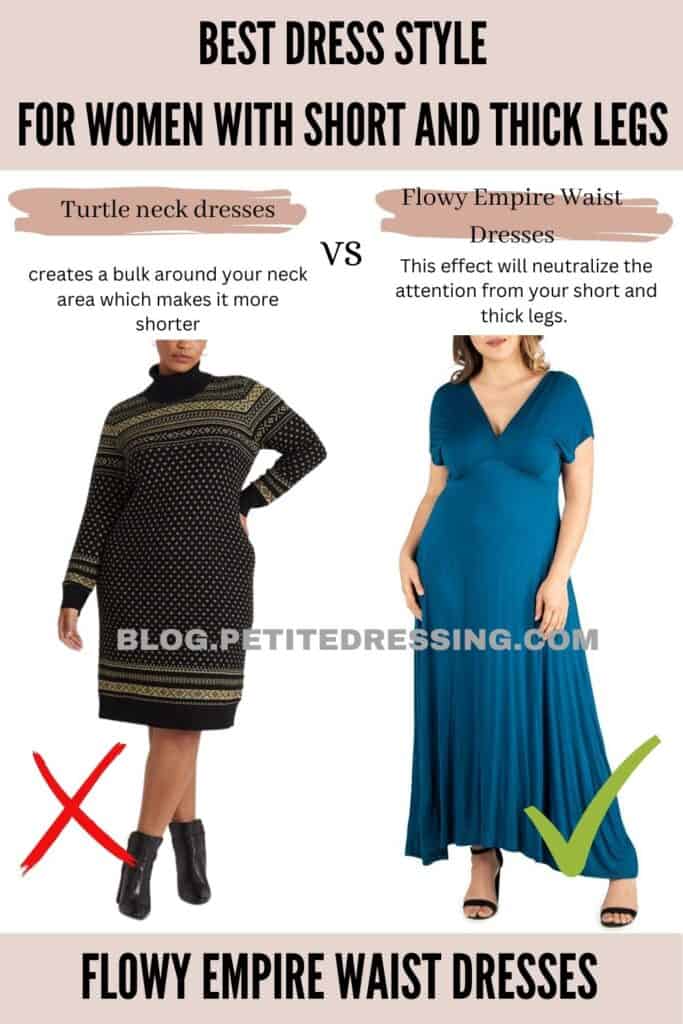 Dress Style Guide for Women with Short and Thick Legs