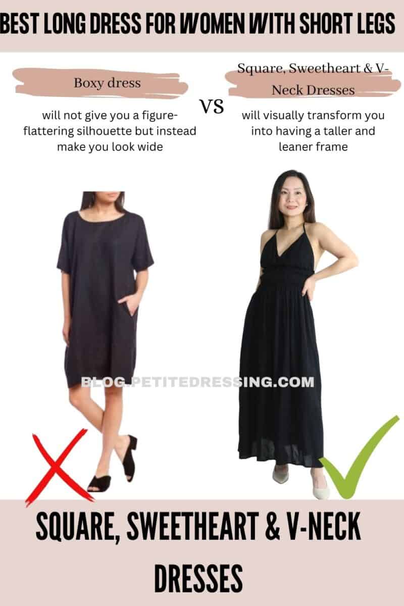 Long Dresses Style Guide for Women with Short Legs