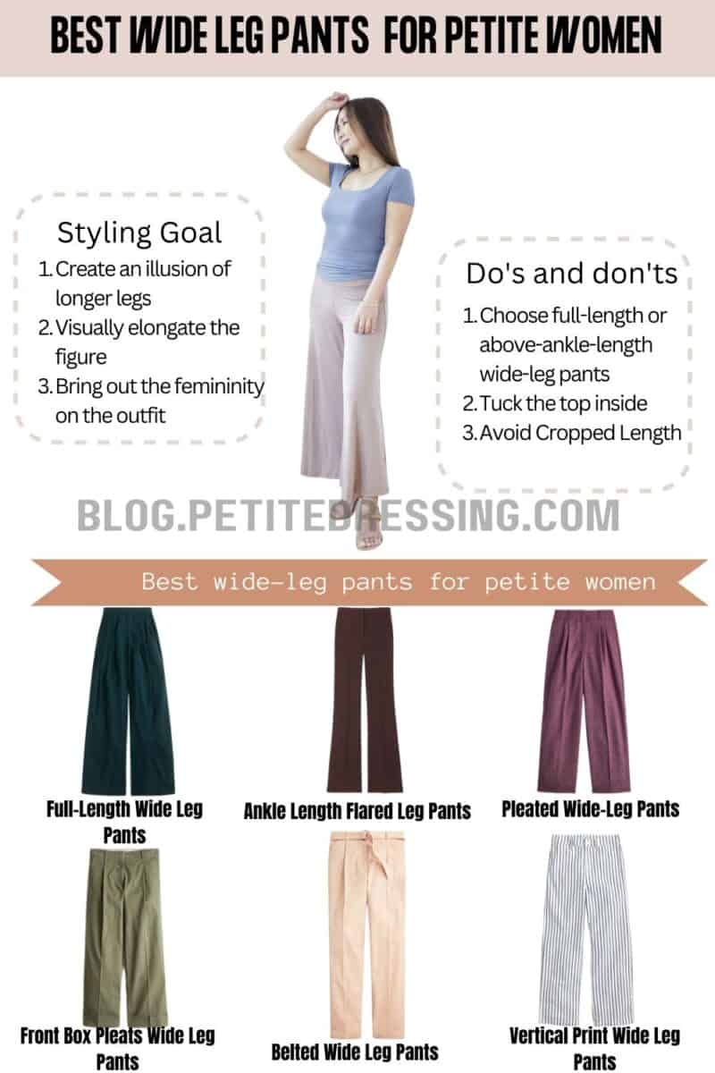I'm 5'2", and here's the Complete Wide Leg Pants Guide for Petite Women