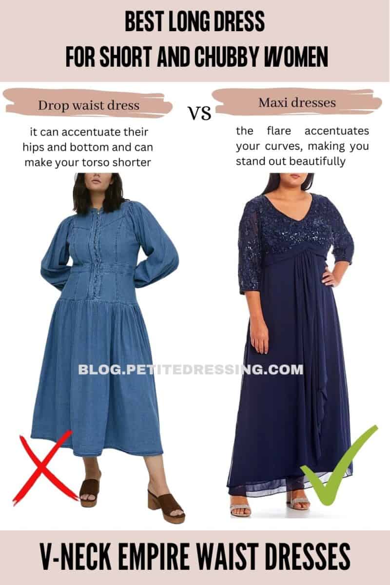 The Long dress guide for short and chubby Women