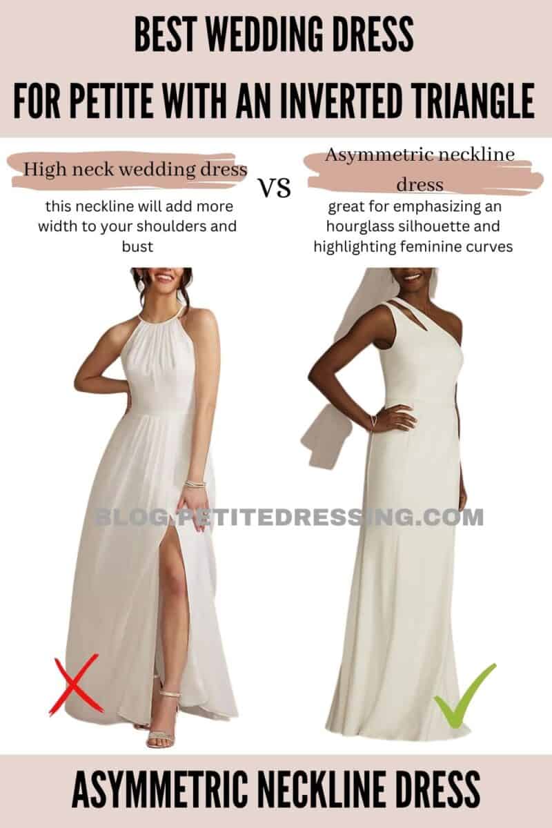 Wedding Dress Guide For Petite Inverted Triangle Shape