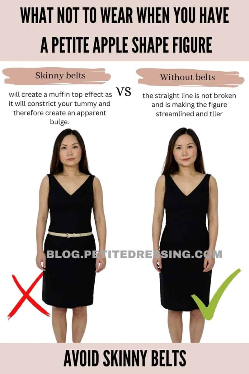 What not to wear when you have a Petite Apple Shape Figure