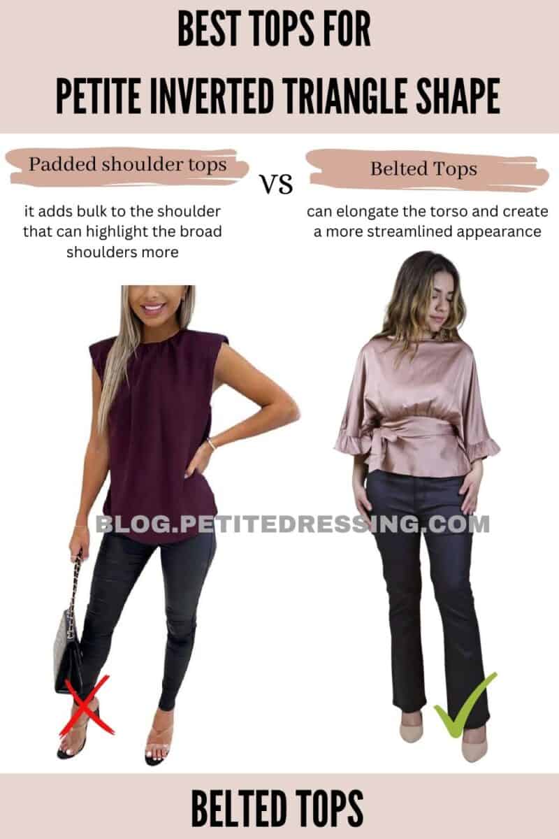 Tops Guide for Petite Inverted Triangle Shape
