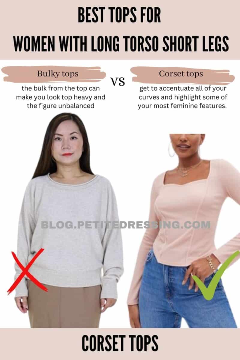 The Complete Tops Guide for Women with Long Torso Short Legs