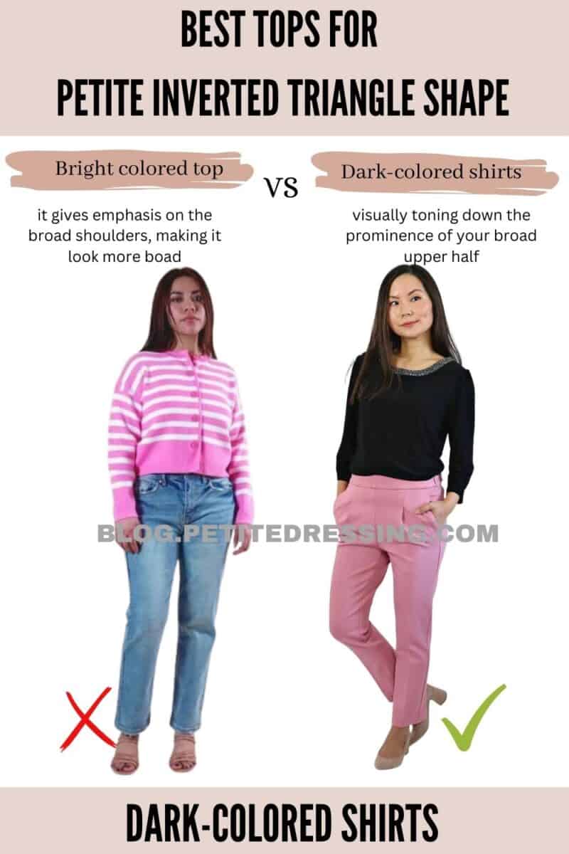 Tops Guide for Petite Inverted Triangle Shape