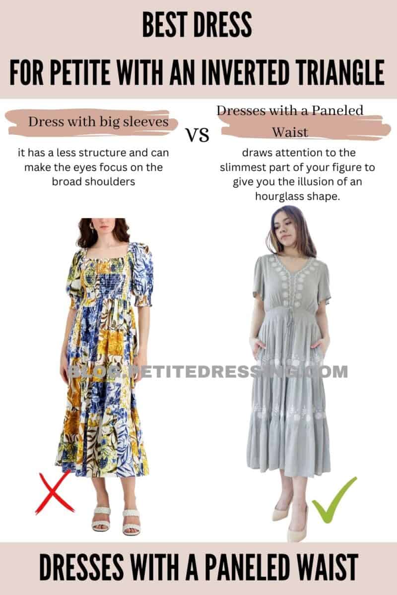 Dress Style Guide for the Petite Inverted Triangle Body Type