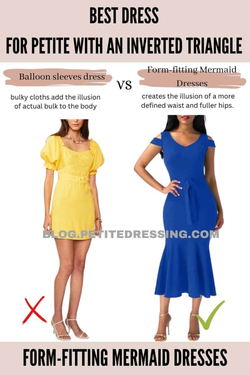 Dress Style Guide for the Petite Inverted Triangle Body Type