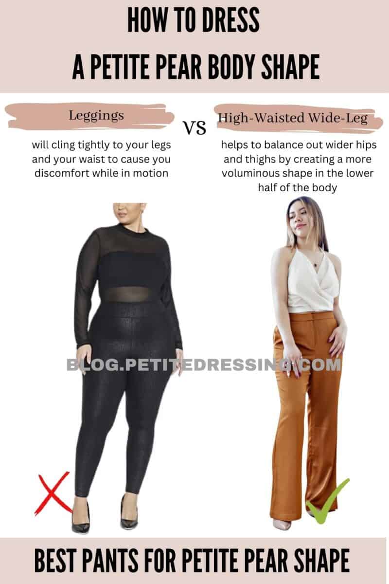 How to dress a Petite Pear Body Shape