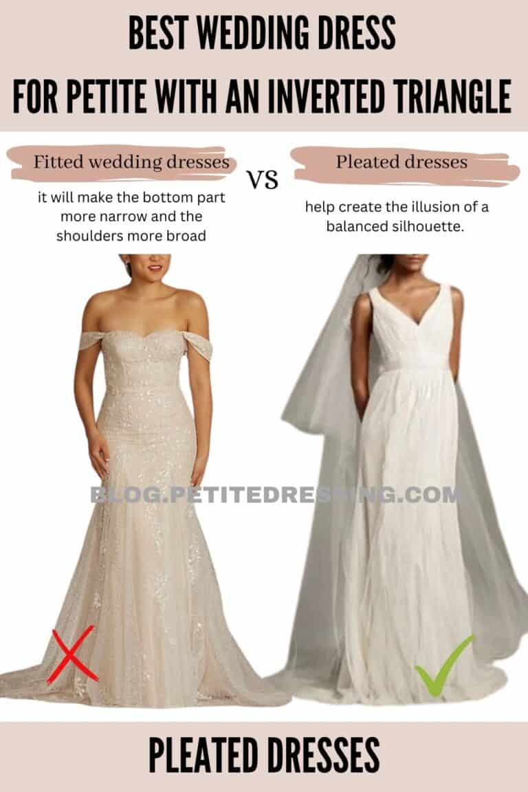 Wedding Dress Guide For Petite Inverted Triangle Shape