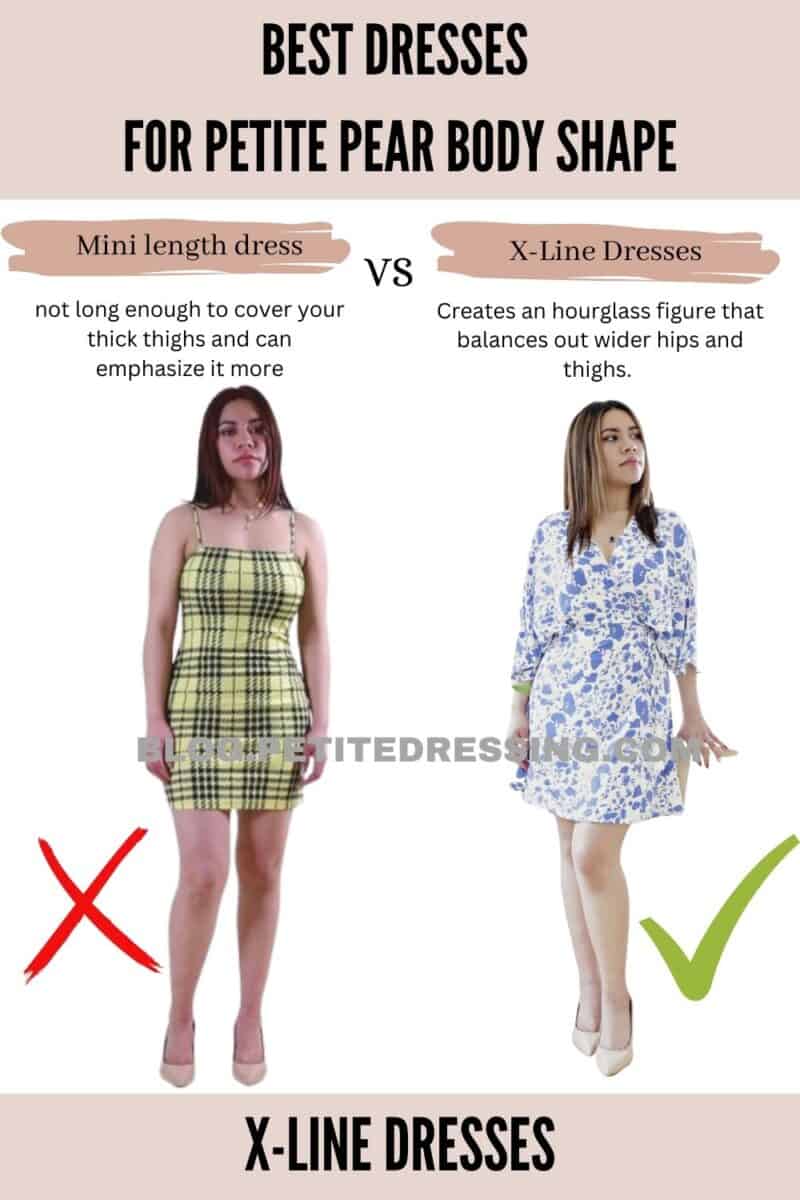 Dresses Style Guide for Petite Pear Body Shape