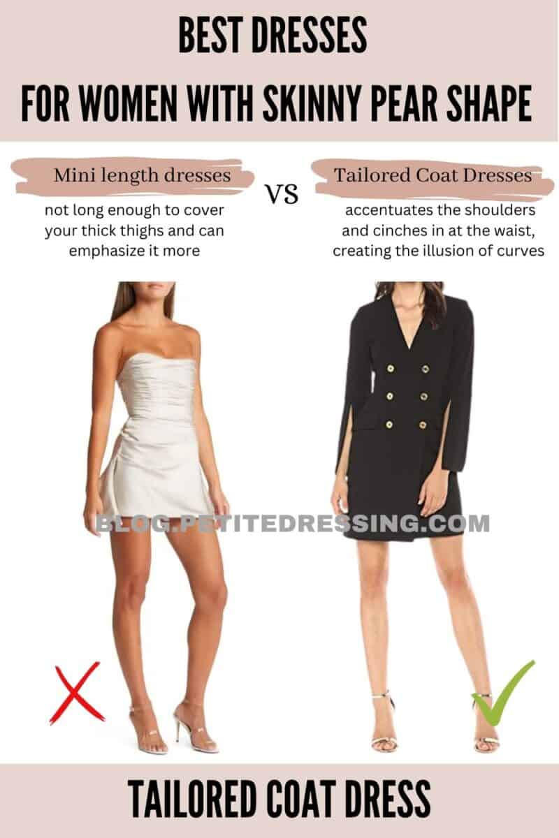 Dress Guide for Women with Skinny Pear Shape