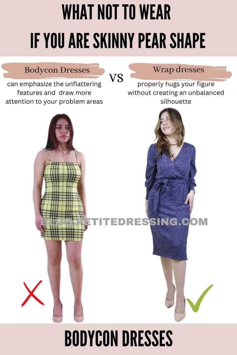 What Not to Wear for women with Skinny Pear Shape